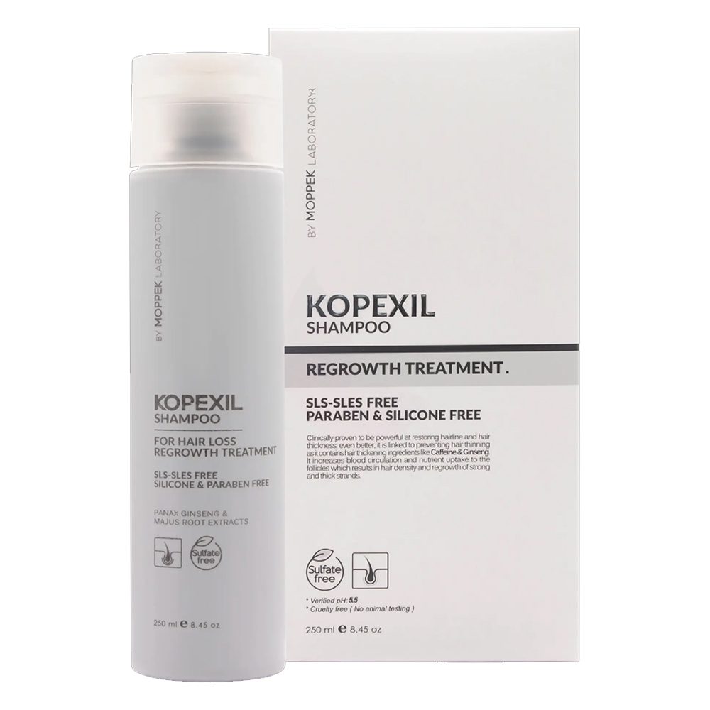 شامپو ضد ریزش KOPEXIL موپک | آرایشی بهداشتی باستنیک